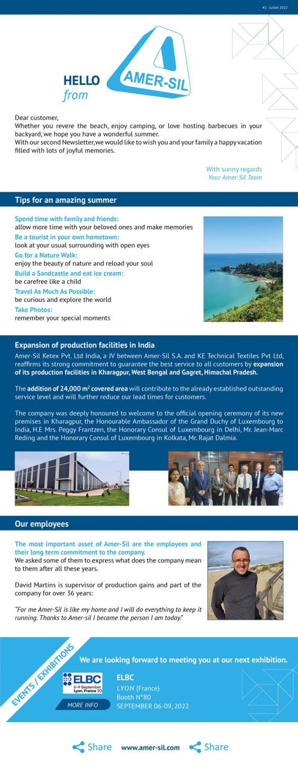 NEWSLETTER - Amer Sil